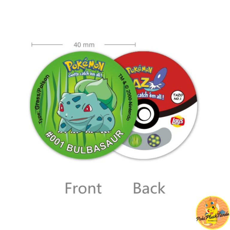Set Tazos Pokémon primera generación – PokePlush