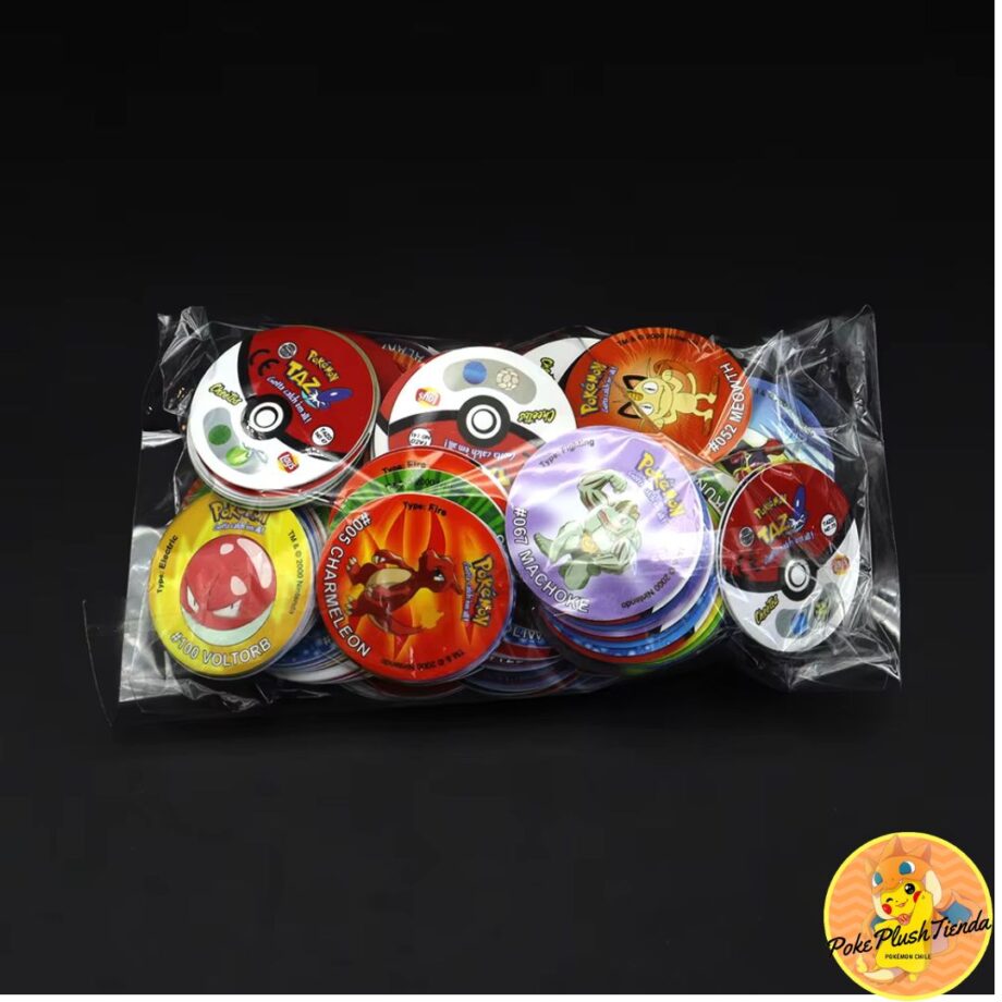 Set Tazos Pokémon primera generación – PokePlush