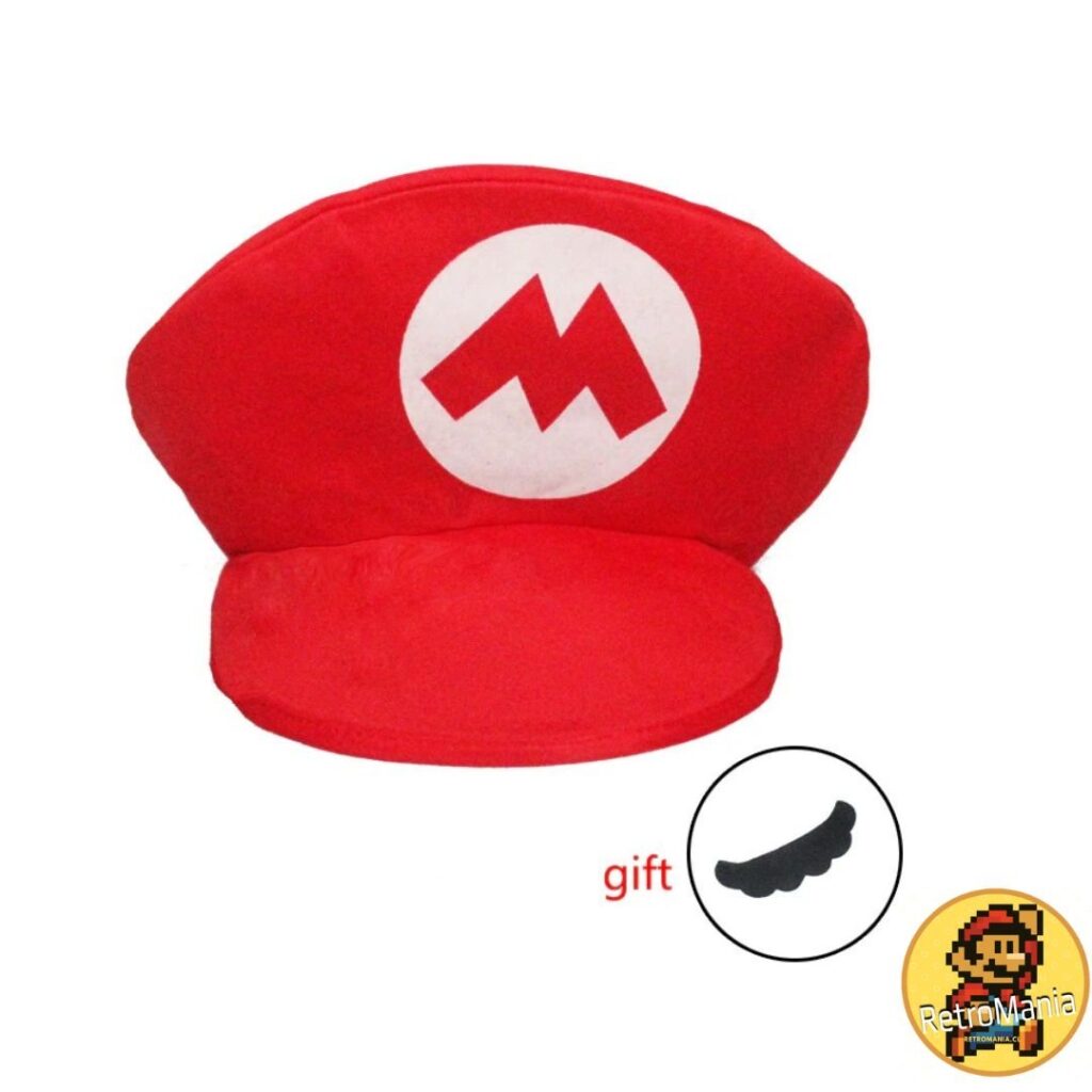 Gorro Super Mario Bros con bigote de regalo – PokePlush