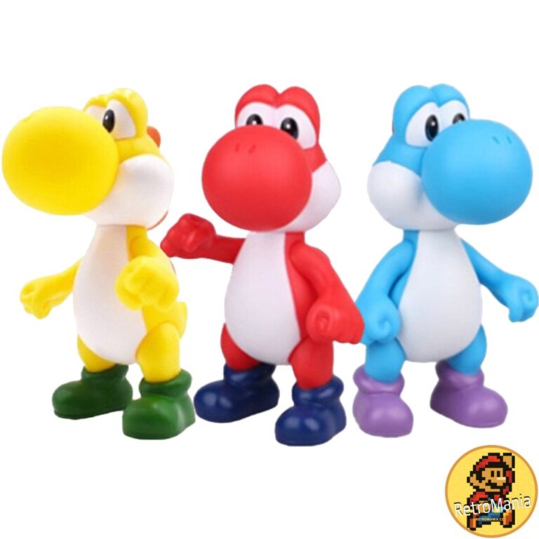 Pack 3 Figuras Yoshi de Super Mario Bros – PokePlush