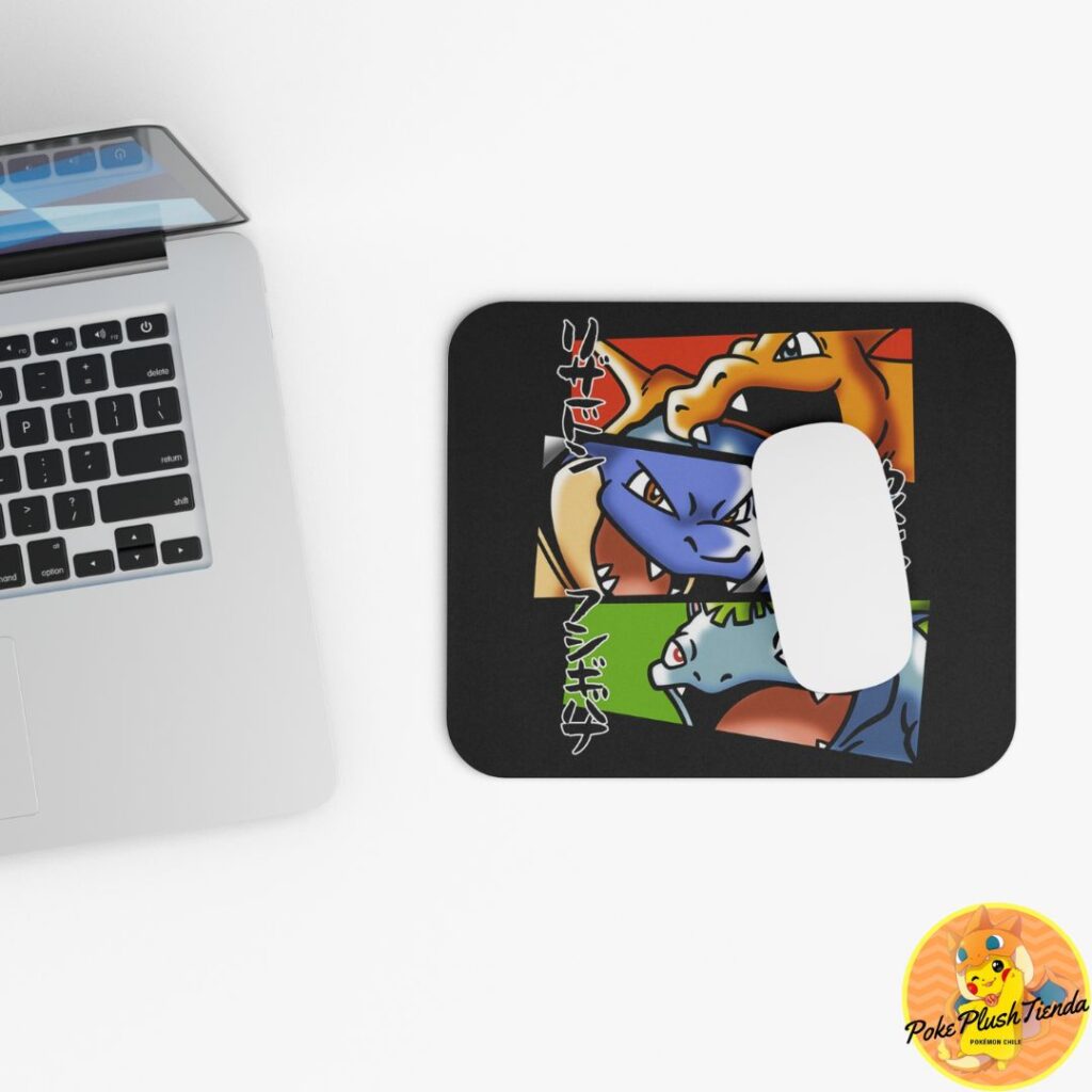 Mouse pad evoluciones Pokémon Venasaur Charizard Blastoise – PokePlush