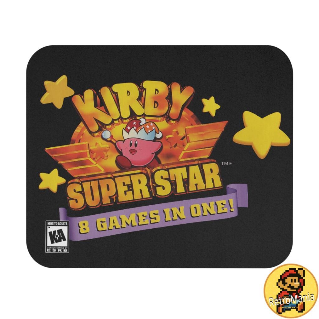Mouse Pad Kirby Super Star Super Nintendo – PokePlush