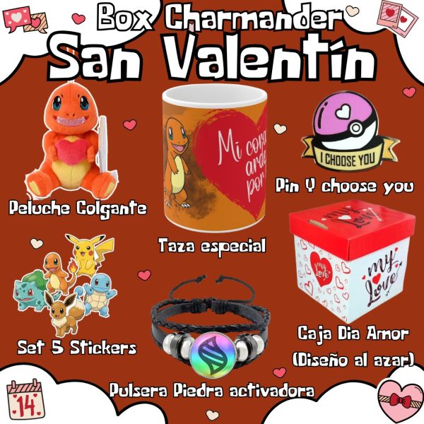 Box Charmander San Valentín – PokePlush