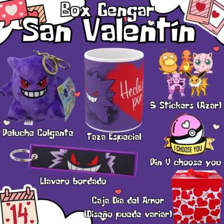 Box Gengar San Valentín – PokePlush