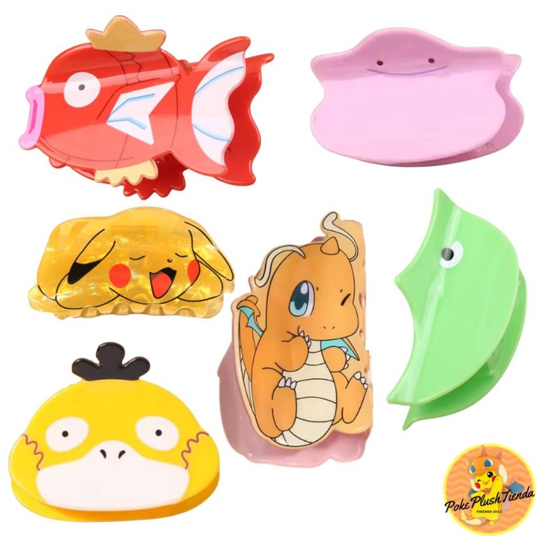 Set 6 pinzas para pelo Pokémon – PokePlush